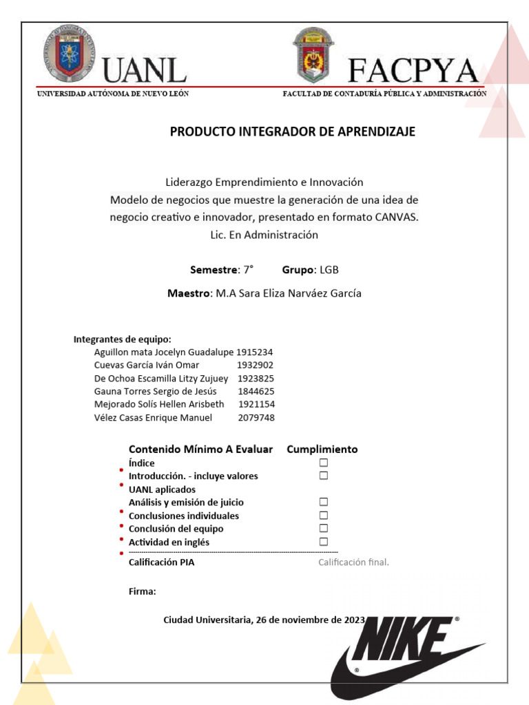 Pia Eq3-Liderazgo | PDF | Logística | Marketing