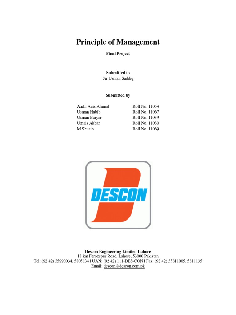 Descon Engineering | PDF | Pakistan | Engineering