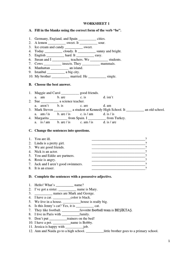 Worksheet 1 | Download Free PDF | Linguistics | Linguistic Morphology
