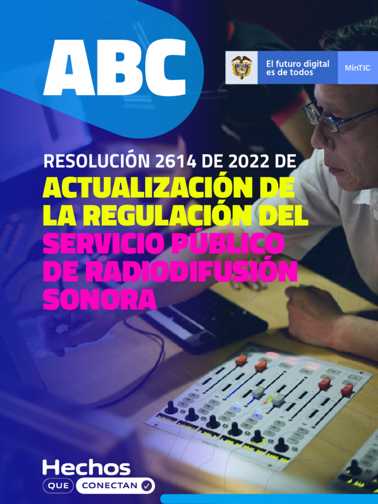 Abc Resolucion Mintic Emisoras Comunitarias | PDF | Radiodifusión | Radiodifusión