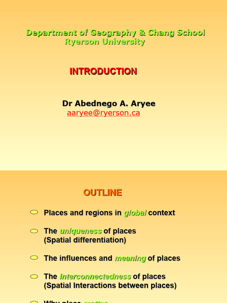 Human Geo | PDF | Space | Distance
