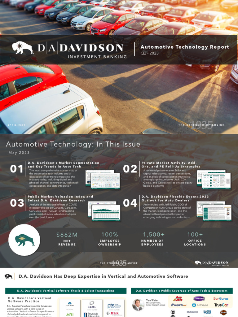 Automotive Tech Trends Q2 2023 | PDF | Mergers And Acquisitions | Car