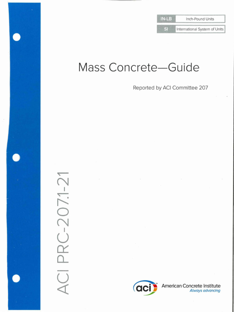 Aci 207.1-21 | PDF