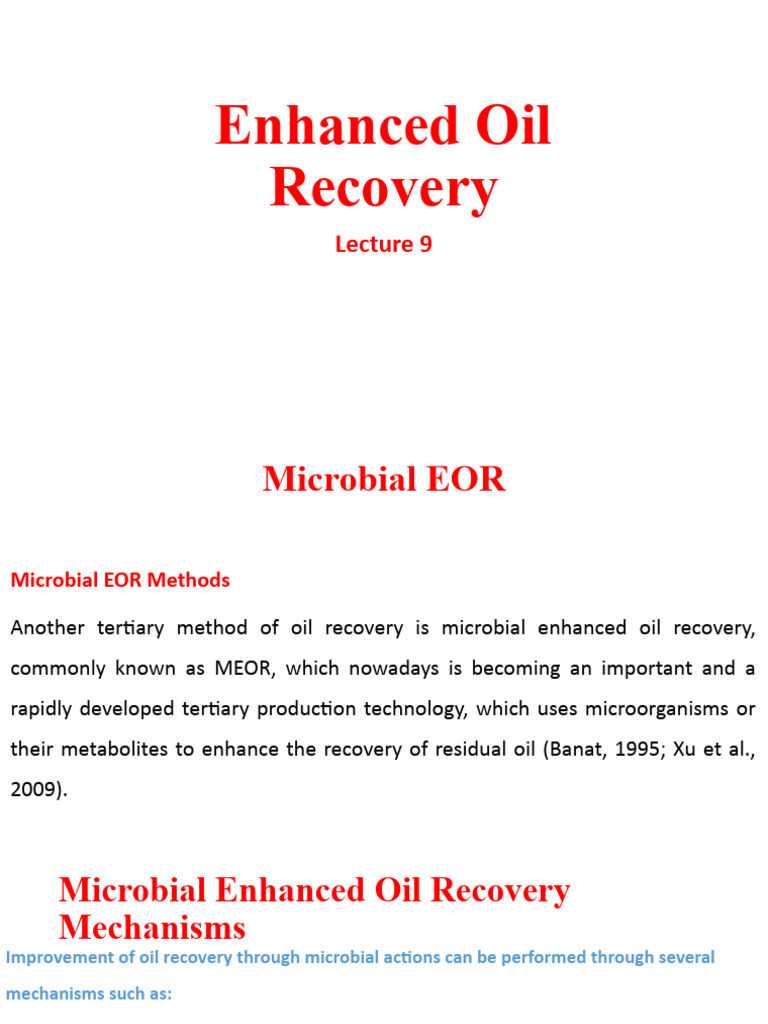 Meor | PDF | Enhanced Oil Recovery | Petroleum