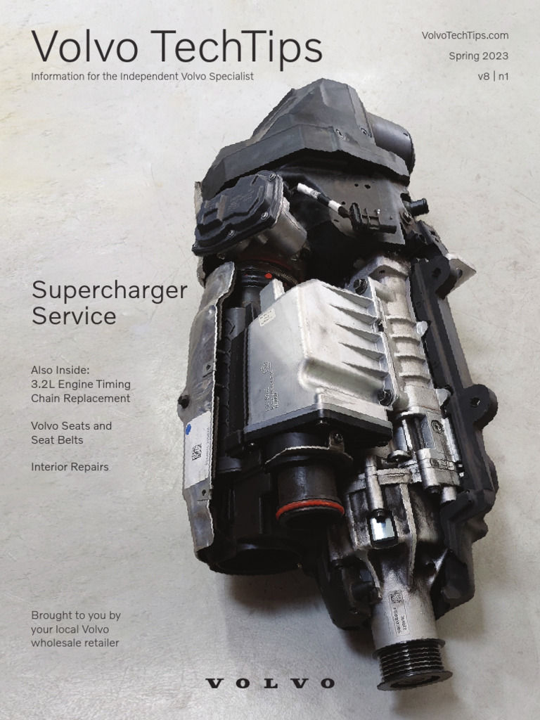 Timing Chain Replacement On A Volvo 3.2L Engine | PDF | Electrical ...