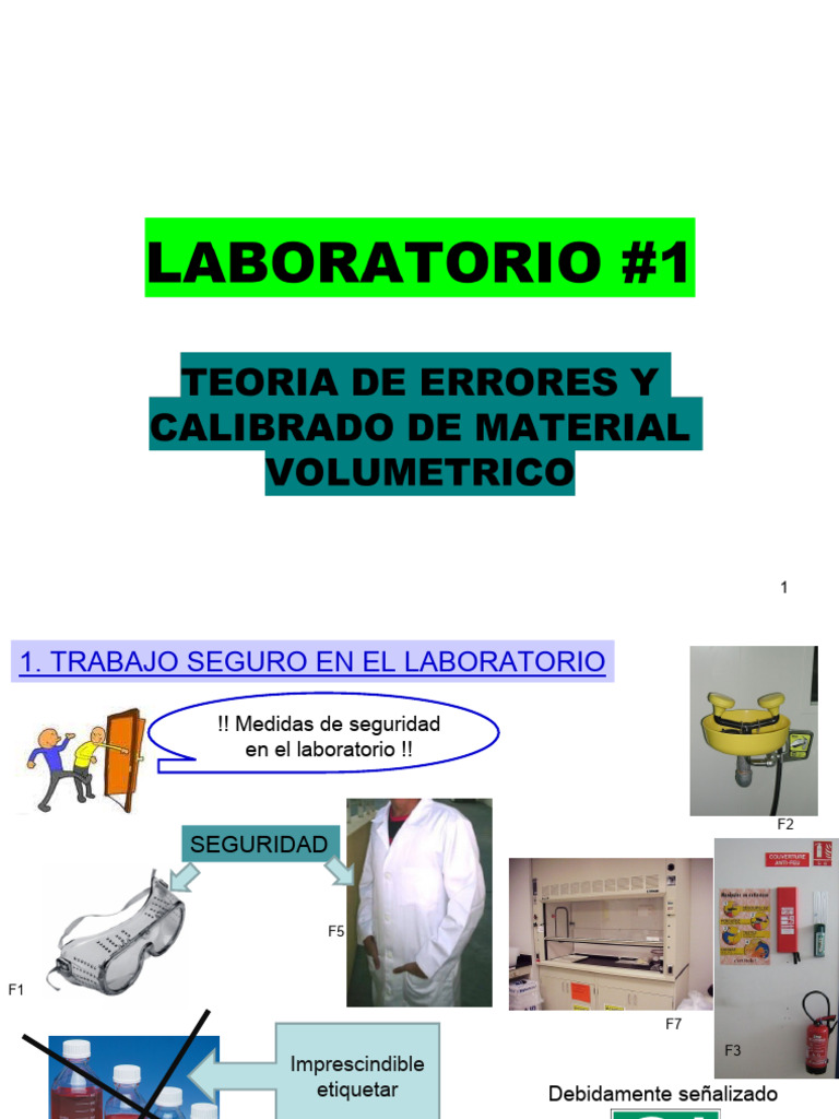 Teoria de Errores y Calibrado de Material Volumetrico | PDF | Balanza ...