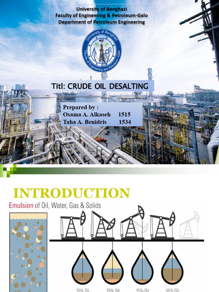 Desalting Process in GOSP1 - ٠٤١٩٣١ | PDF | Petroleum | Water
