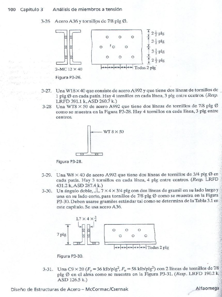 Problemas Cap 3 McCormac 7 | PDF