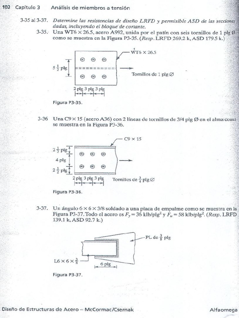 Problemas Cap 3 McCormac 9 | PDF
