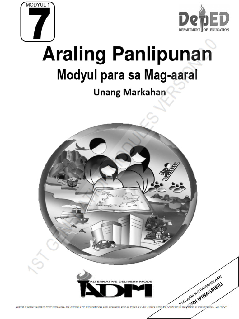 FINAL AP 7 Q1 Module 1 | PDF