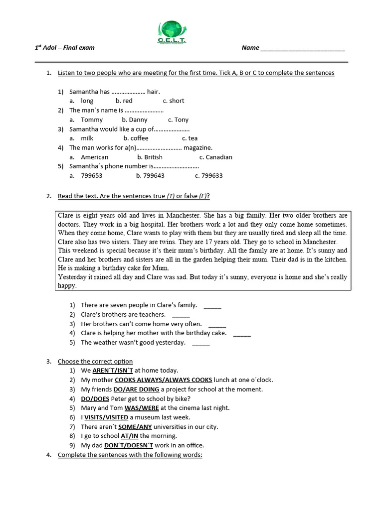 1st Adol Final | PDF