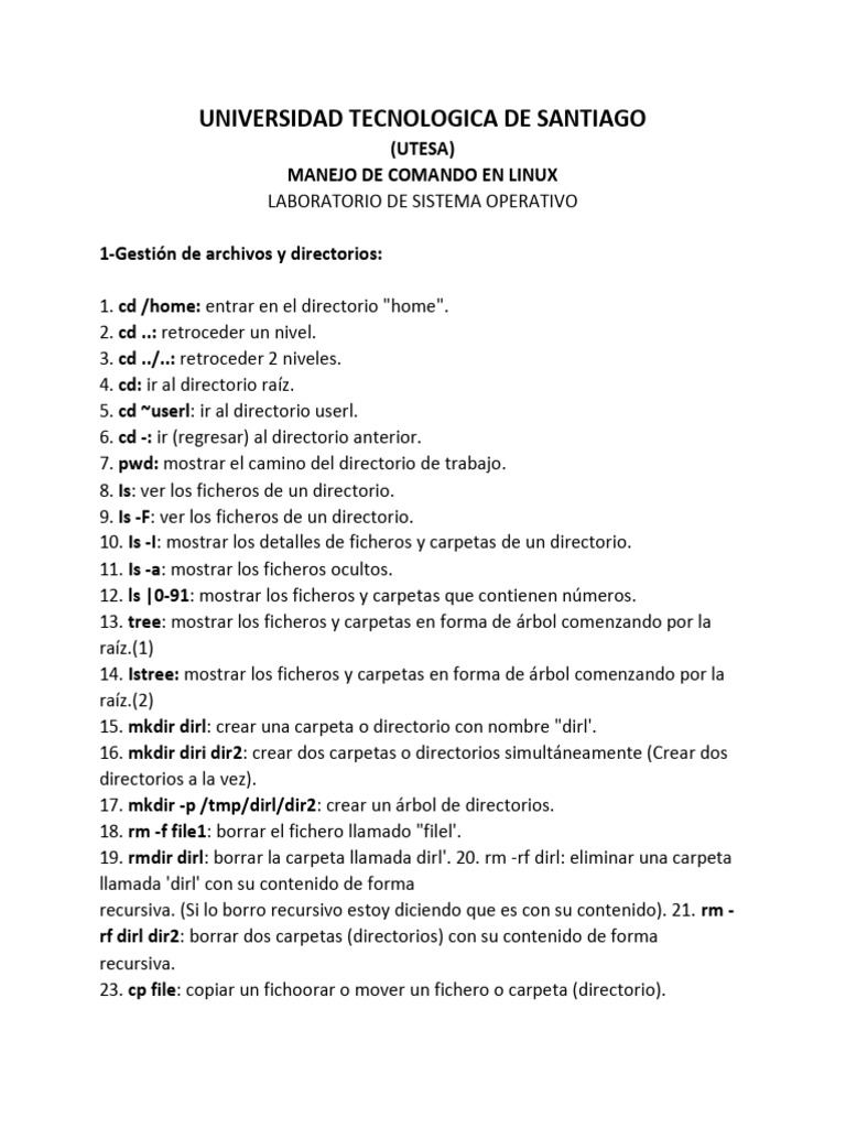 PRACTICA-2 - Comando Linux - 2 | PDF | Archivo de computadora | Dirección IP