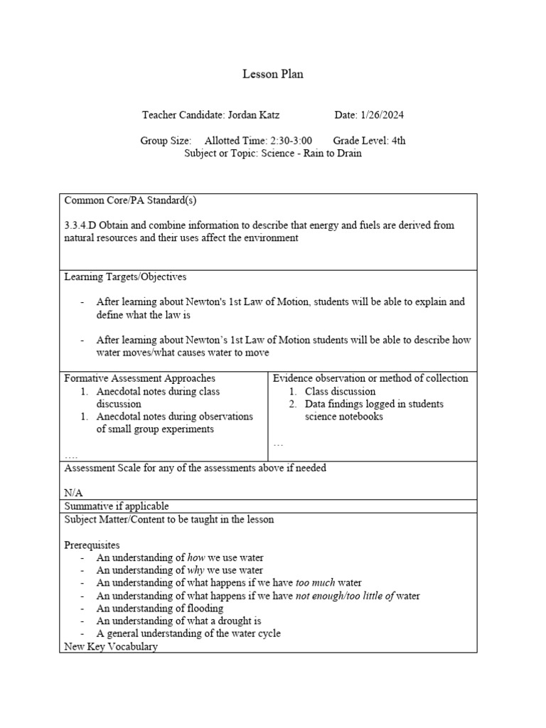 Science Lesson Day 3 | PDF Science Lesson Day 3 | PDF