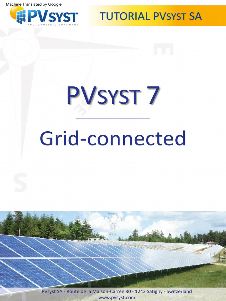 Guia Básico do PVsyst: Simulações e Projetos | PDF | Temperatura ...