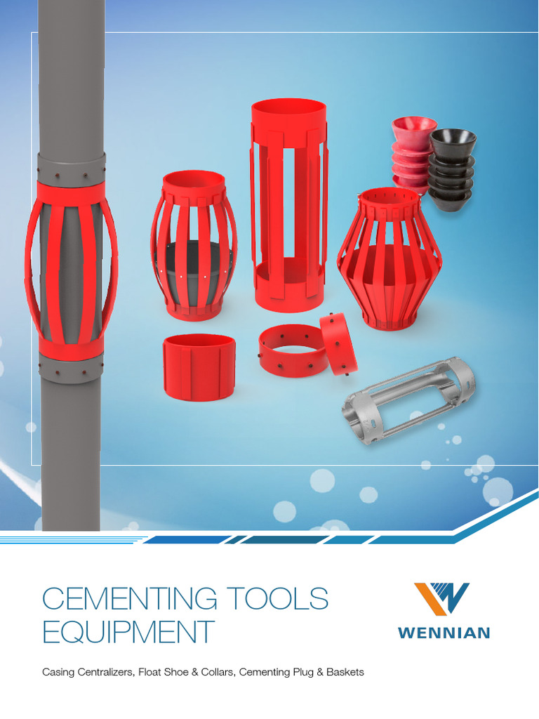 Cementing Tools Equipment | PDF | Casing (Borehole) | Valve