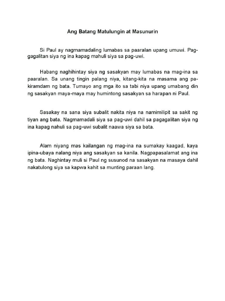 Muling Pagkukwento | PDF