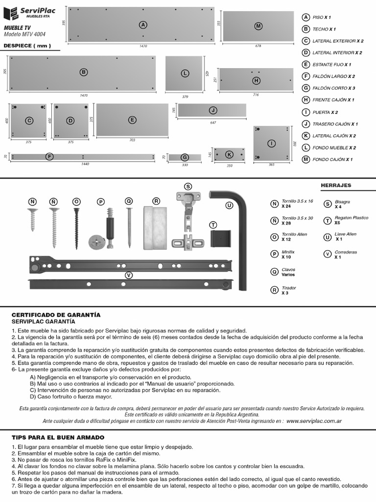 MTV4004 - Combinado | PDF