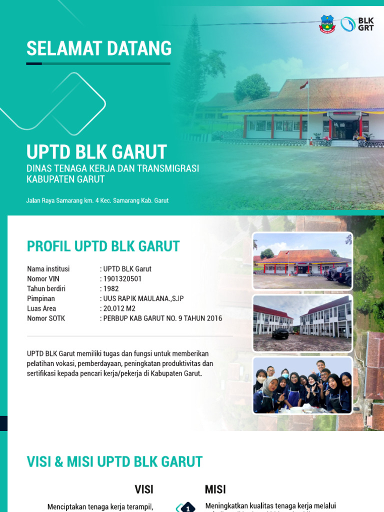 Profil BLK Garut | PDF
