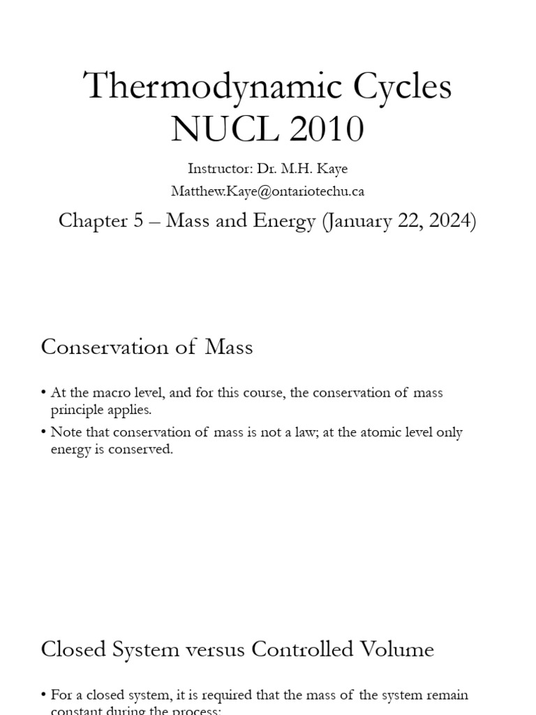 Thermodynamic Cycles Chapter 5 Pdf Fluid Dynamics Flow Measurement