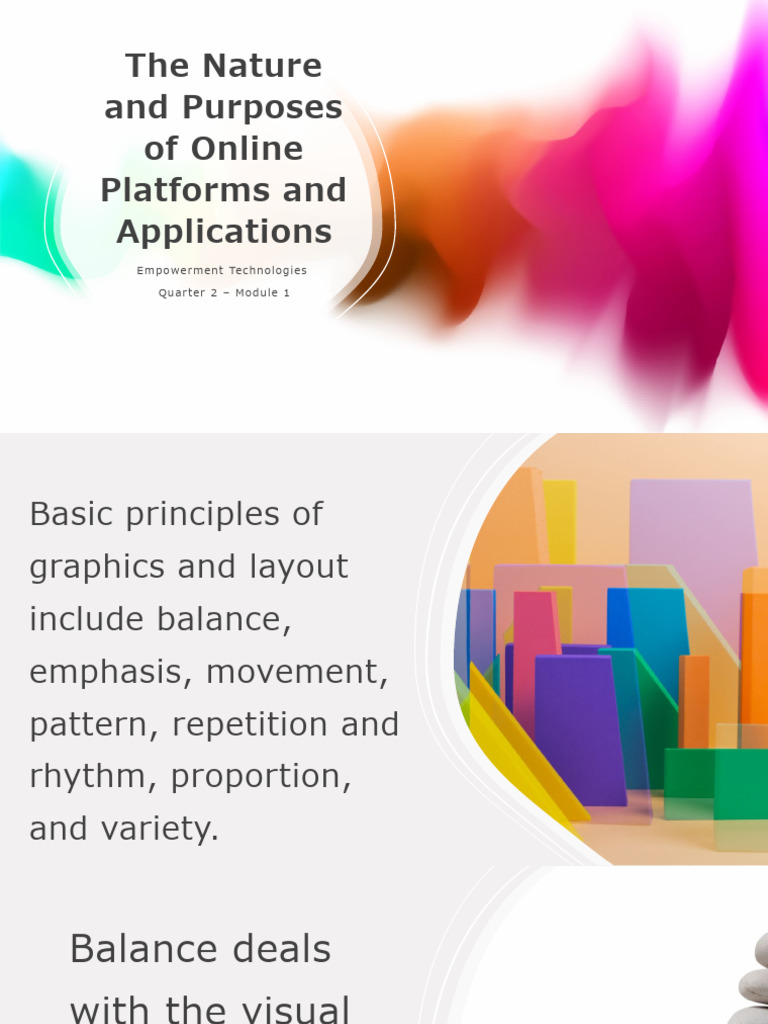 ET Quarter 2 Module 1 The Nature and Purposes of Online Flatforms and ...