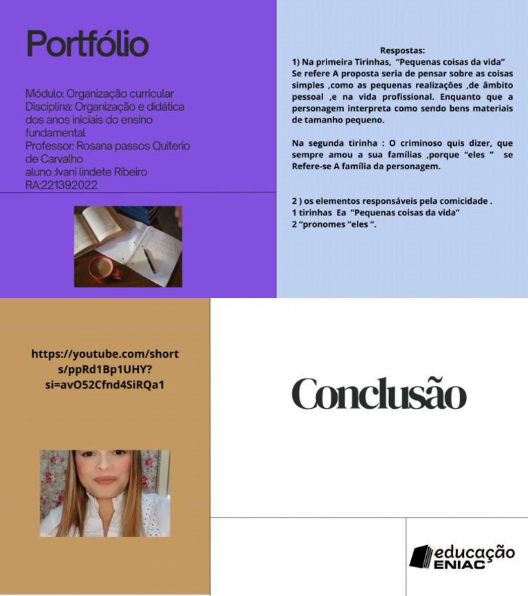 Professora Rosana Portfólio 2 | PDF