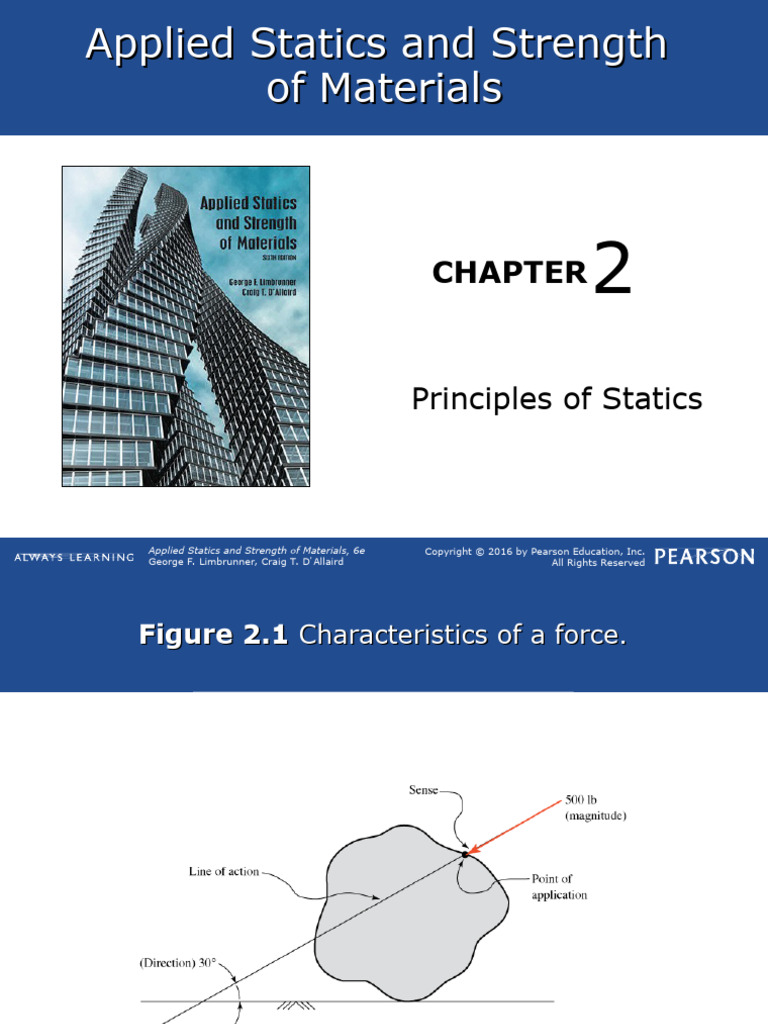 Statics Textbook Ch02 | PDF | All Rights Reserved | Force
