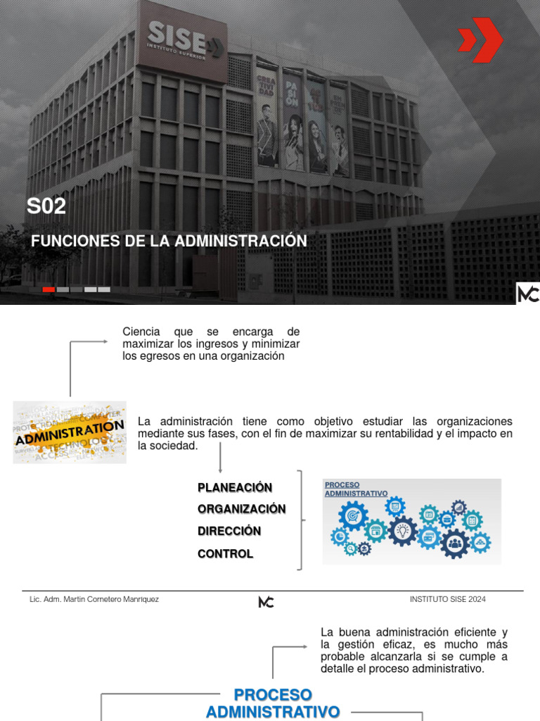 S02 Principales Funciones de La Administración - Planeación | PDF | Planificación | Business