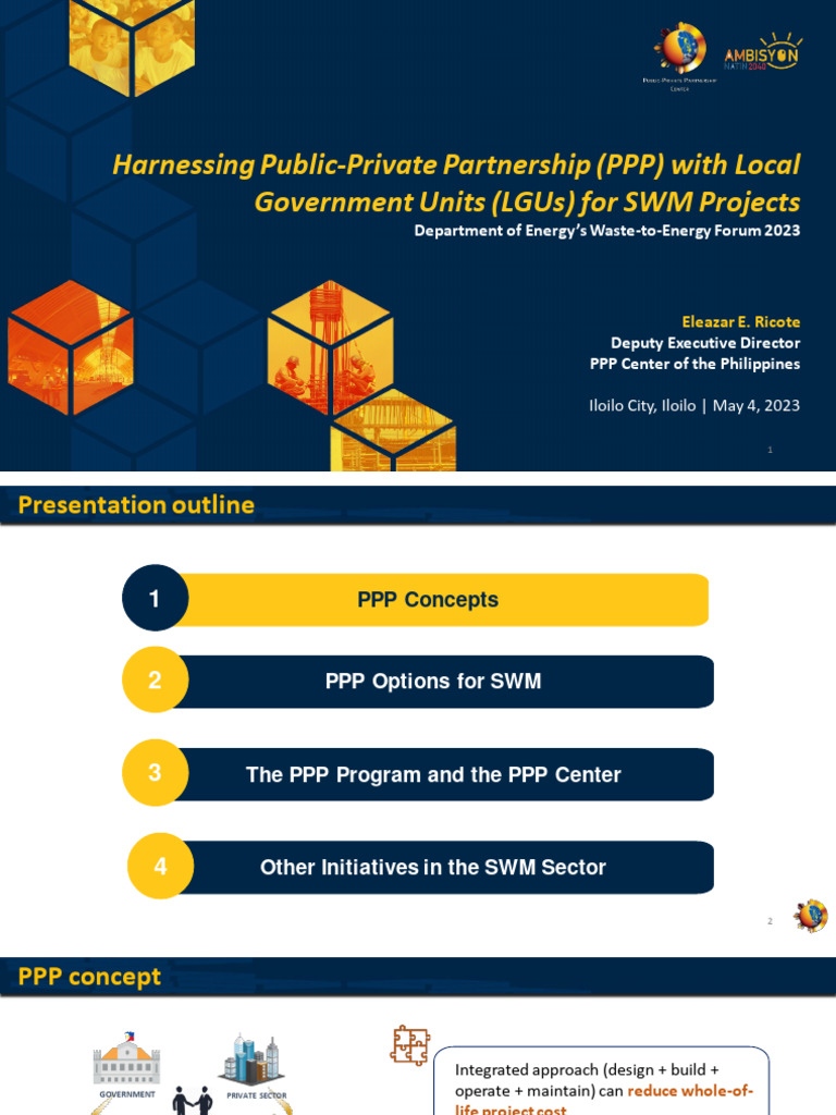 PPP Strategies for Local SWM Projects | PDF | Public–Private ...