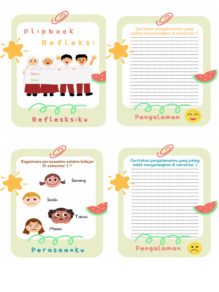 Flipbook Refleksi Awal Semester | PDF