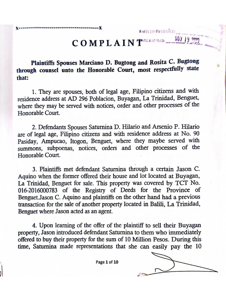 Complaint | PDF