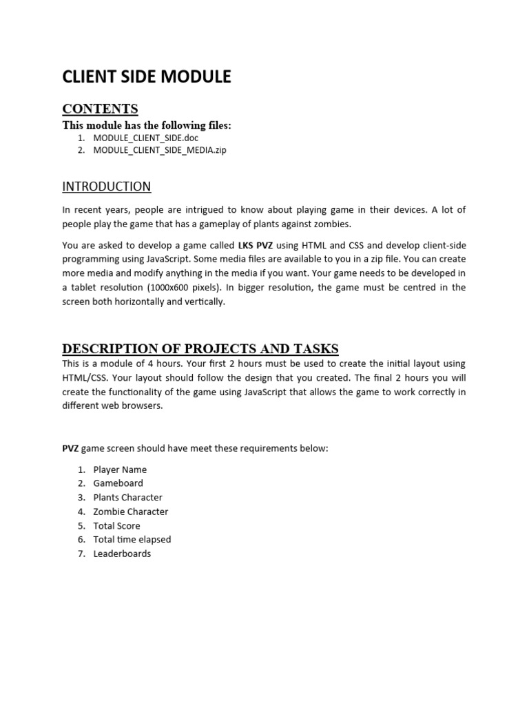 Module Client Side | PDF | Html | Internet