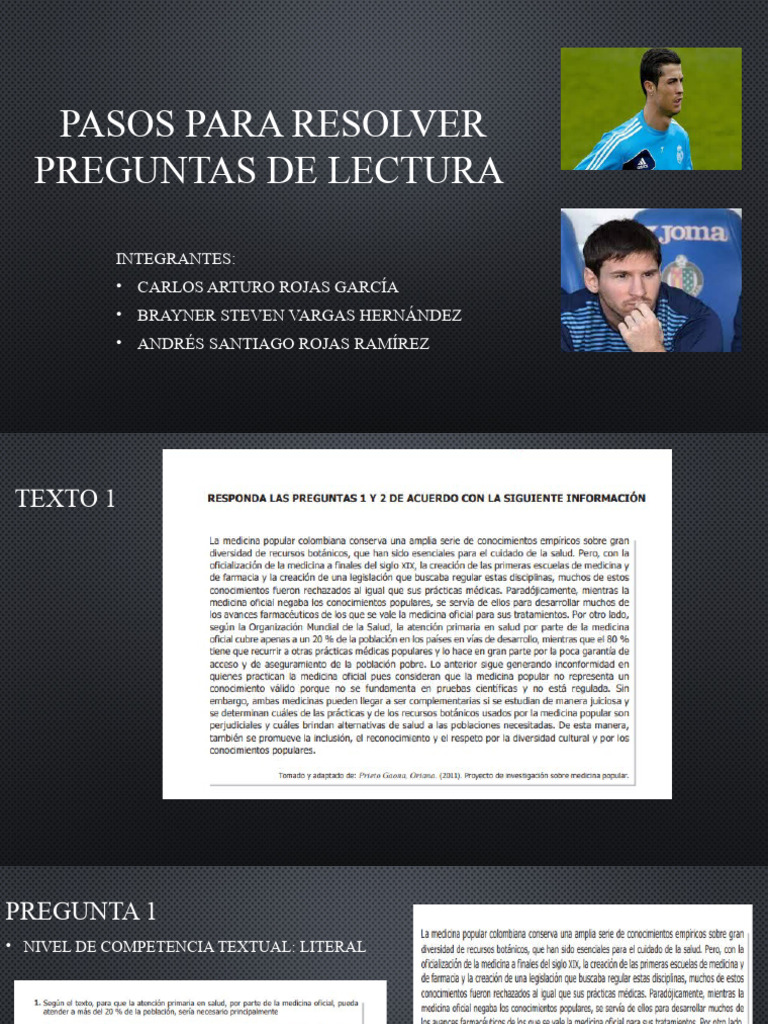 Estrategias para Preguntas de Lectura | PDF | Cognición