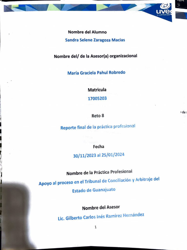 Zaragoza - Macias - Sandra Selene - R8 - U3 | PDF