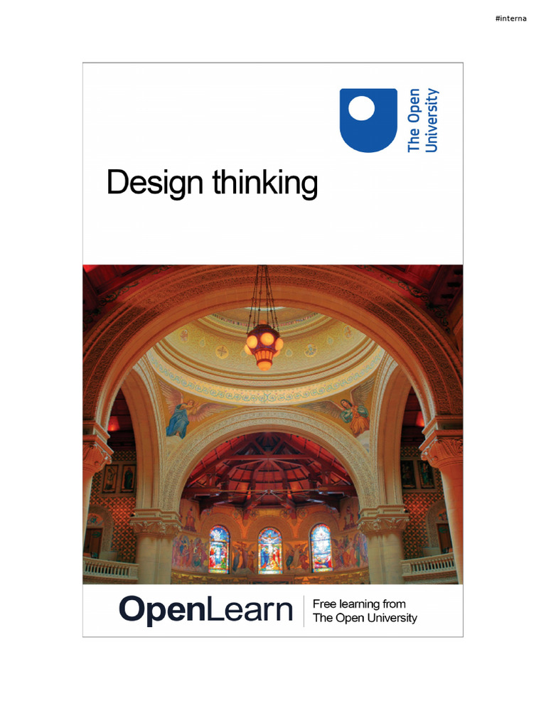 Design Tthinking - Open University | PDF | Thought | Design