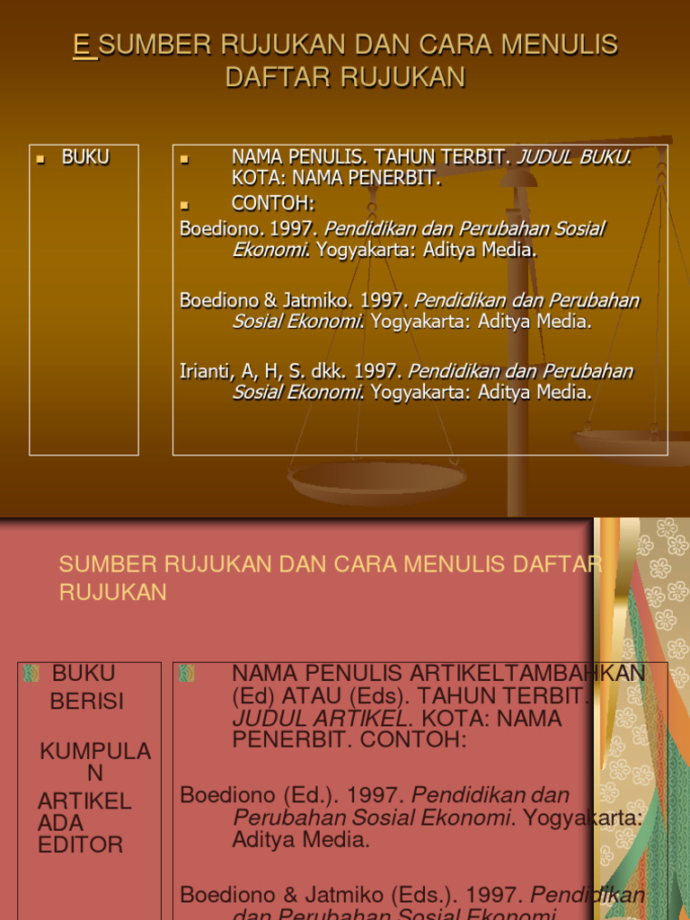 04B - Menulis Daftar Rujukan | PDF