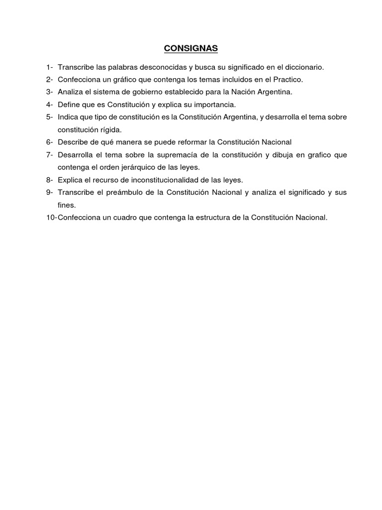 Josias Trab Prac | PDF | Constitución | Separación de poderes