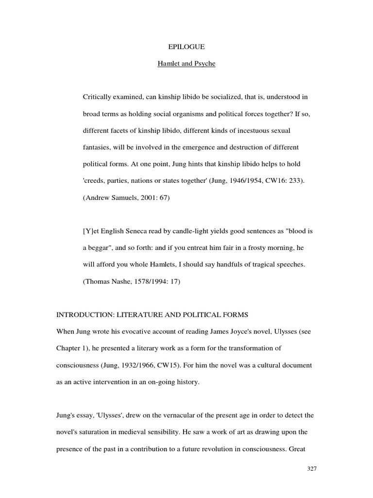 Hamlet Beyond Oedipus Freud Jung and Sha | PDF | Hamlet | Carl Jung