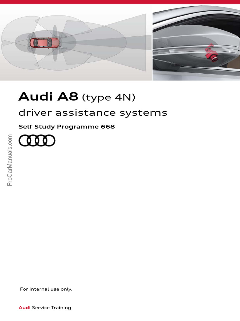 SSP 668 Audi A8 Type 4n Driver Assistance Systems | Download Free PDF ...