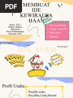 Proposal Usaha Mie Ayam | PDF