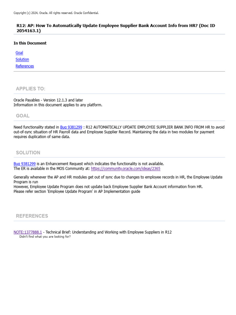 Employee update program | PDF