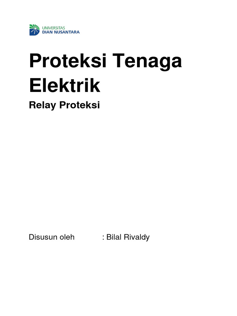 Modul Proteksi Tenaga Listrik | PDF | Teknologi & Rekayasa