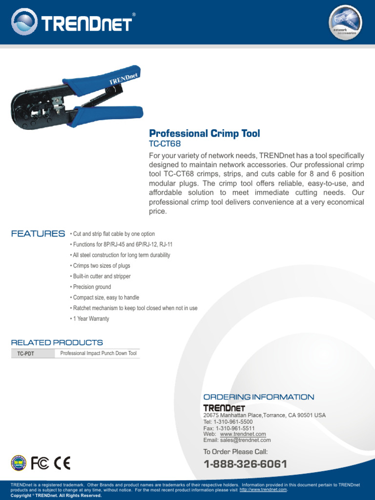 EN Spec TC-CT68 | PDF | Computing | Equipment