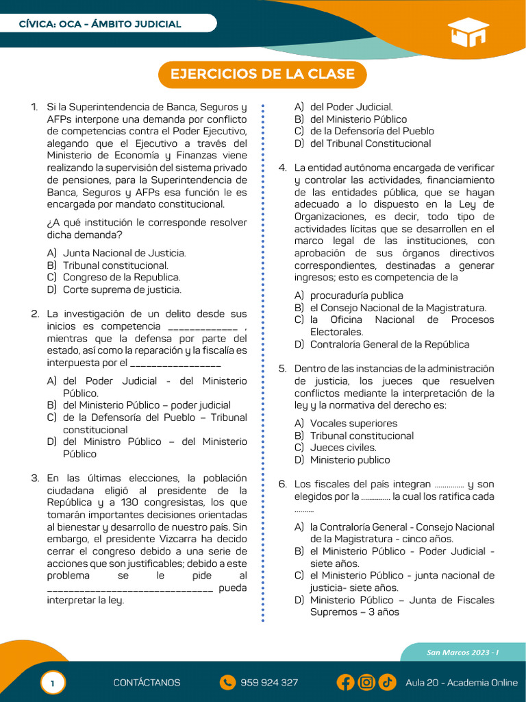 Cívica - Oca - Ámbito Judicial. Aspectos Que Fundamentan Nuestra ...