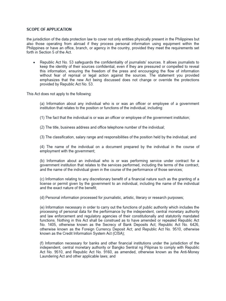 Law Reporting Notes | PDF | Information Security | Information