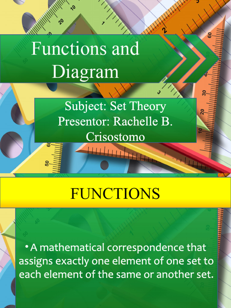 Function and Diagram | PDF | Function (Mathematics) | Set (Mathematics)