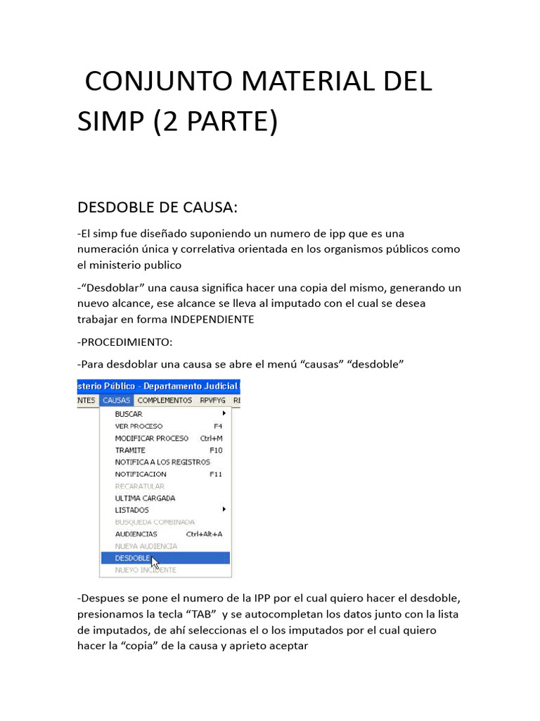 Conjunto Material Del Simp 2 | PDF