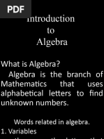 Algebra 1 Diagnostic Test | PDF | Equations | Mathematical Concepts