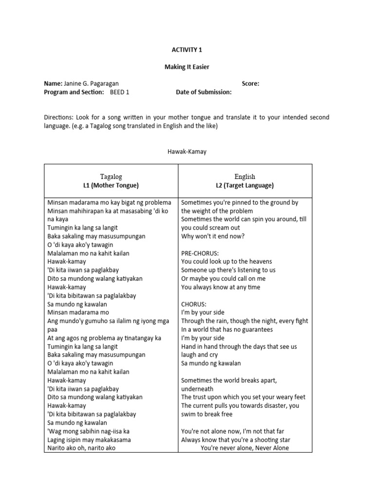 Unit Iii-Unit Iv - Pagaragan | PDF | Grammar | Linguistics