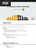 Chess Openings Cheat Sheet | PDF