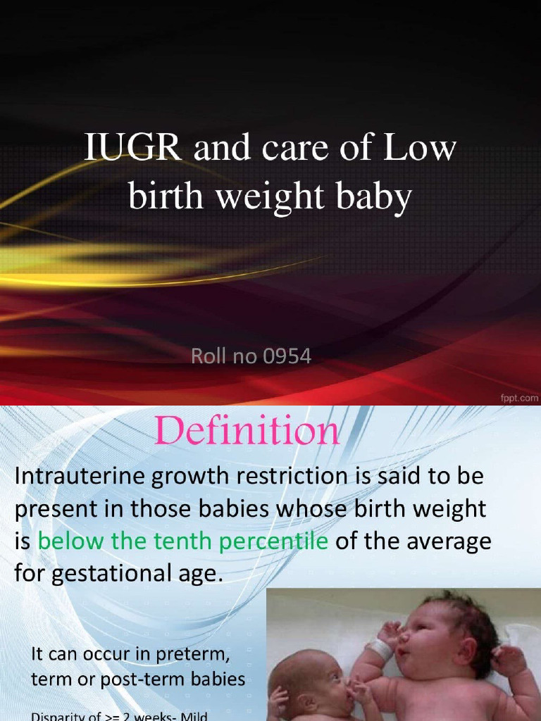 Intrauterine Growth Retardation Iugr | PDF